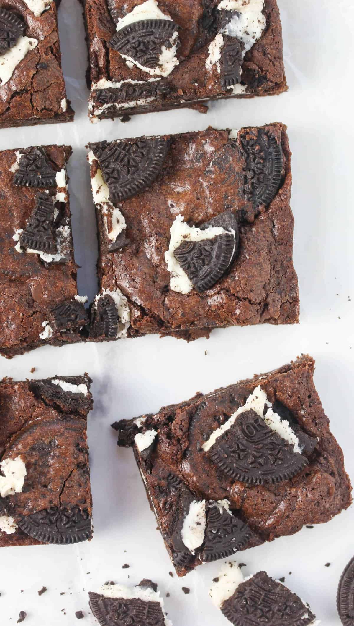 The BEST Homemade Oreo Brownie Recipe (+ Video!)