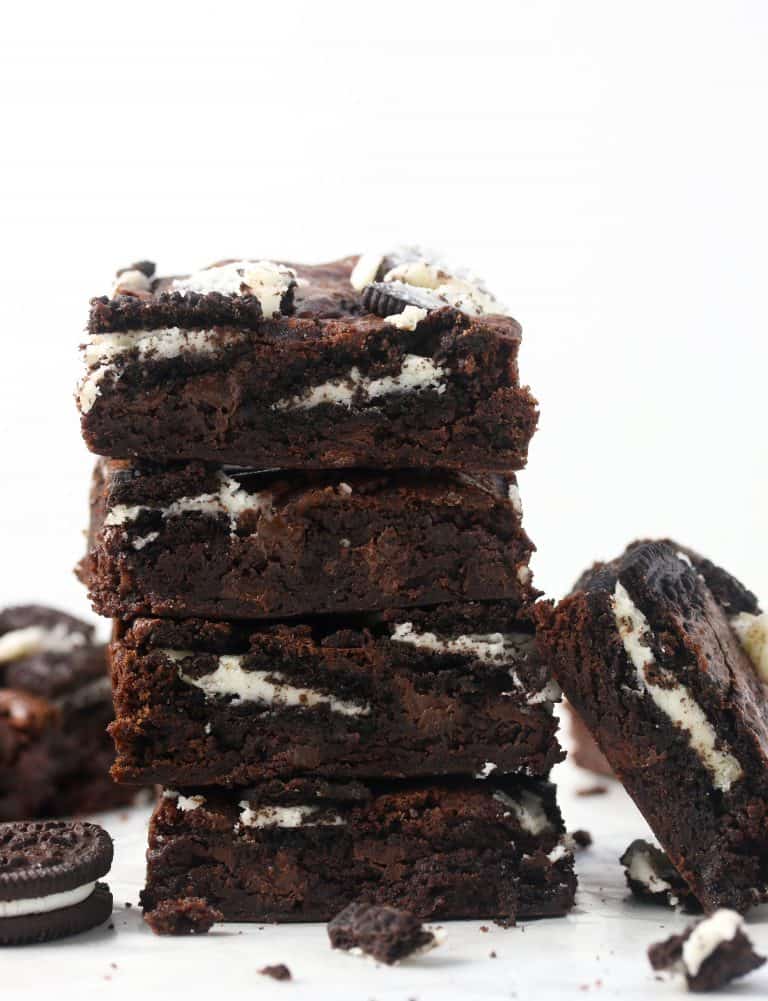 The BEST Homemade Oreo Brownie Recipe (+ Video!)