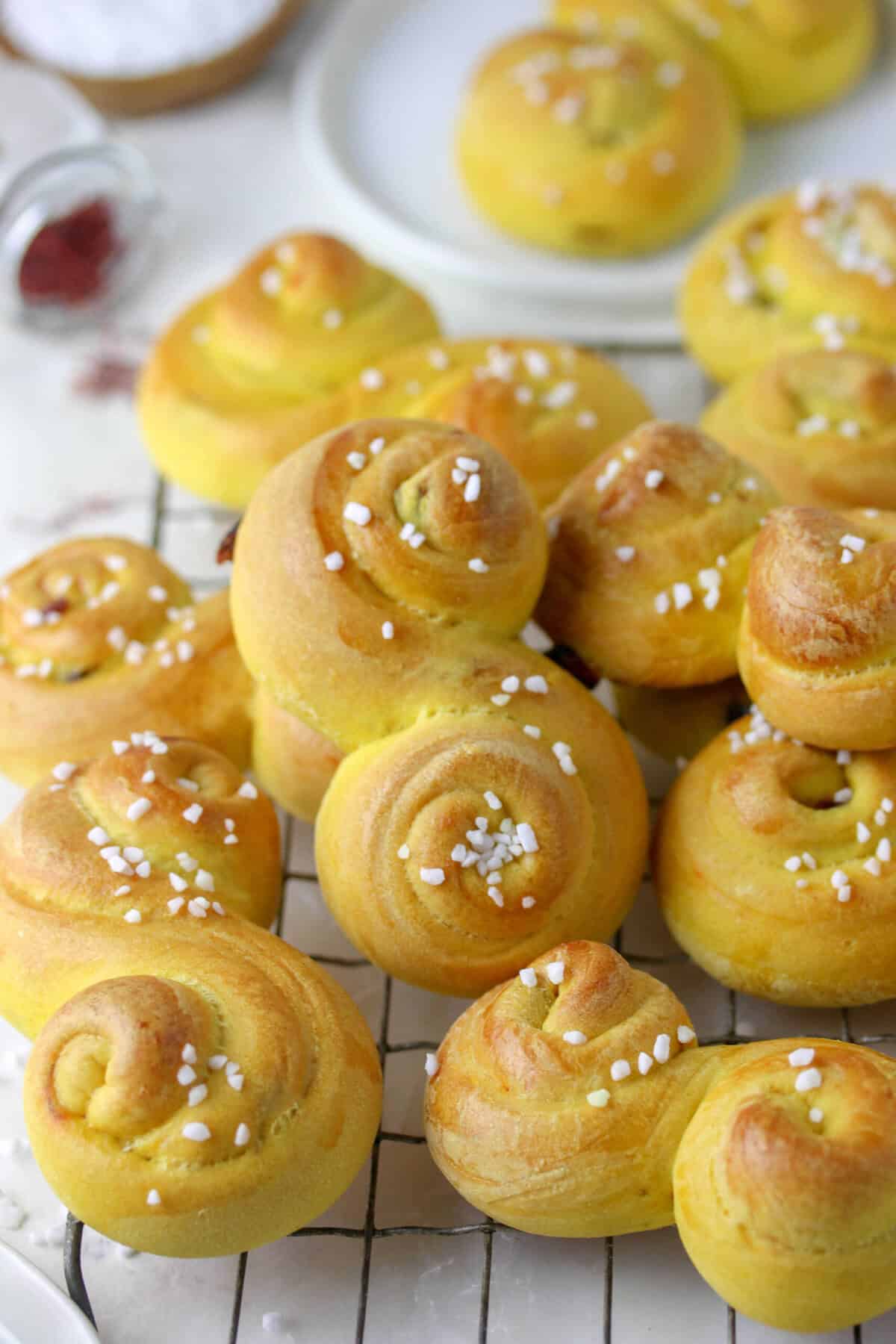 St. Lucia Buns - Boston Girl Bakes