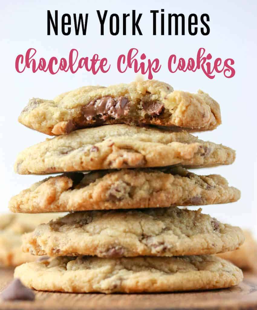 New York Times Chocolate Chip Cookies - Boston Girl Bakes