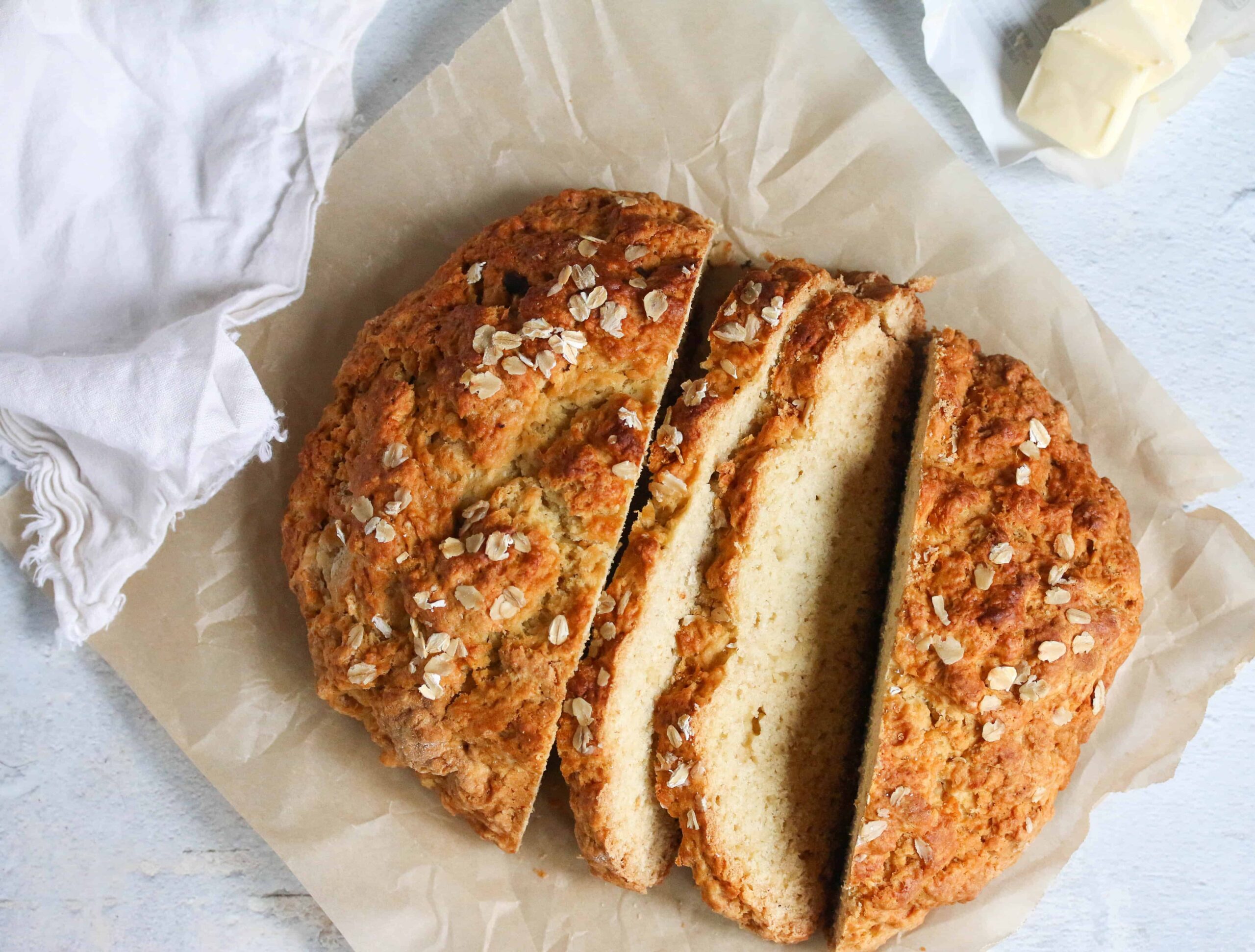 EASY No Yeast Bread Recipe (only 7 ingredients!)