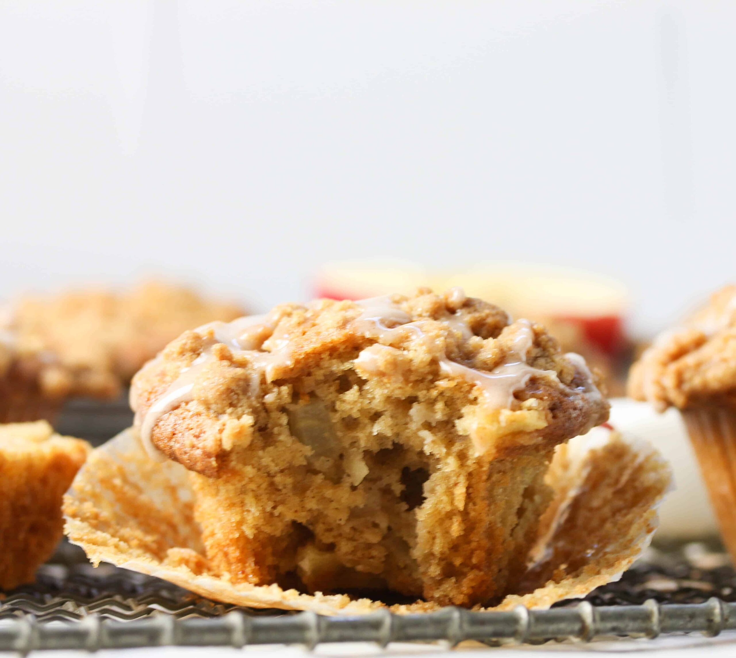 Whole Wheat Apple Muffins Recipe - Boston Girl Bakes