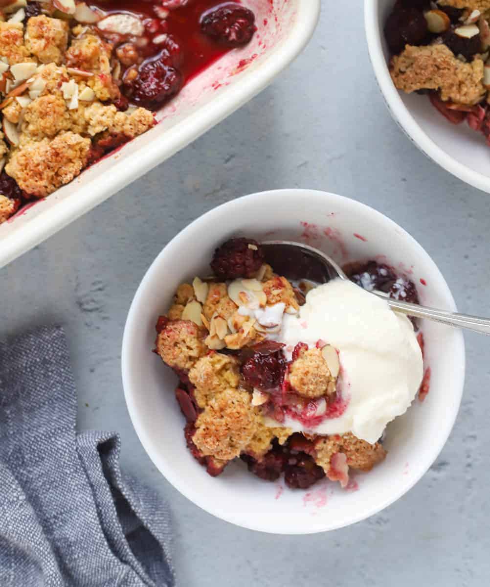Blackberry Crumble - Boston Girl Bakes