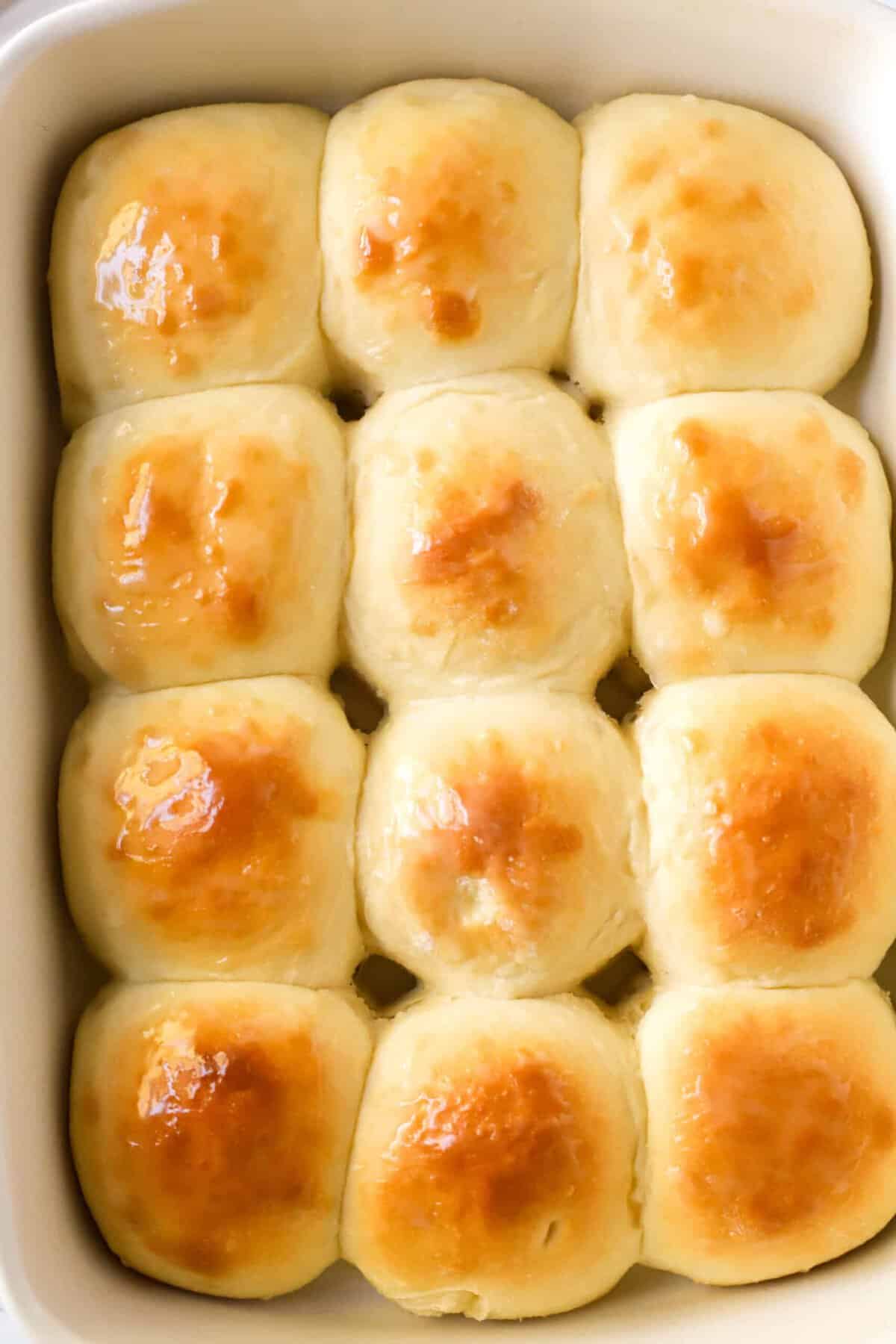 The BEST Dinner Rolls Ever (No Kneading!) - Boston Girl Bakes