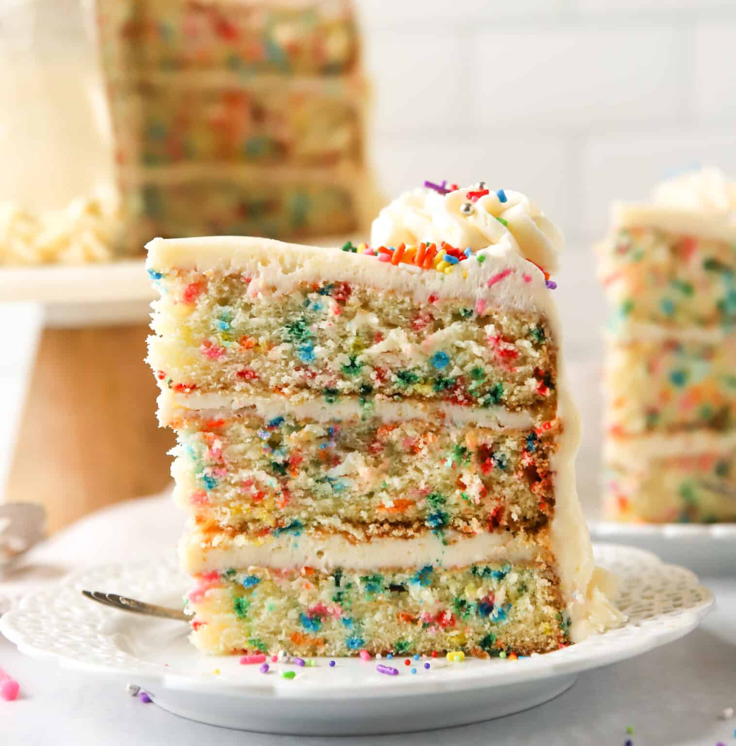 Funfetti Cake Recipe (100% from scratch!)