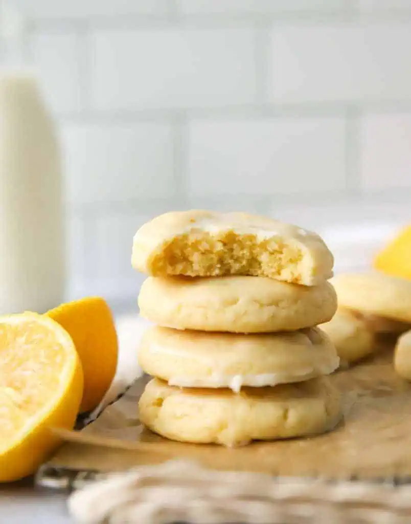 Easy Glazed Lemon Cookies Recipe (Soft and Chewy!)