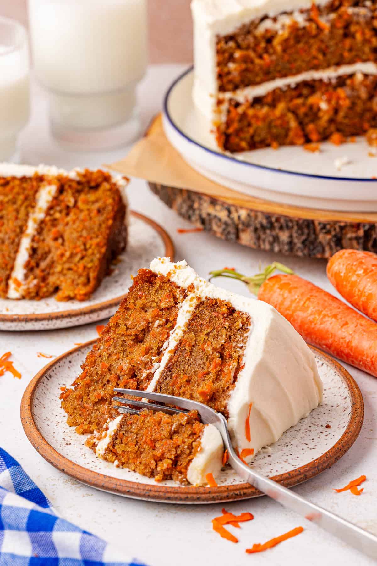 Easy Carrot Layer Cake (No Nuts!) - Boston Girl Bakes