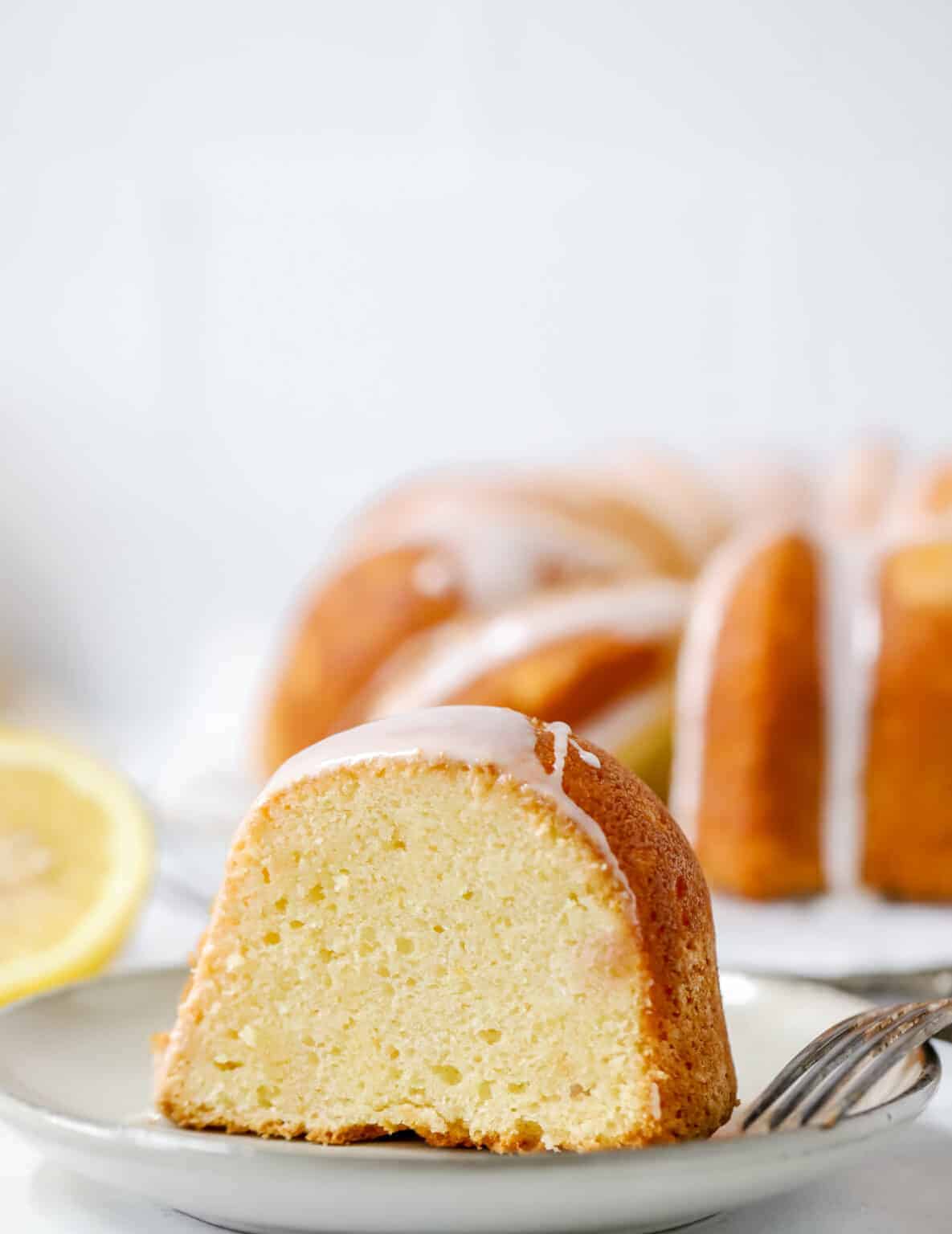Lemon Sour Cream Pound Cake - Boston Girl Bakes
