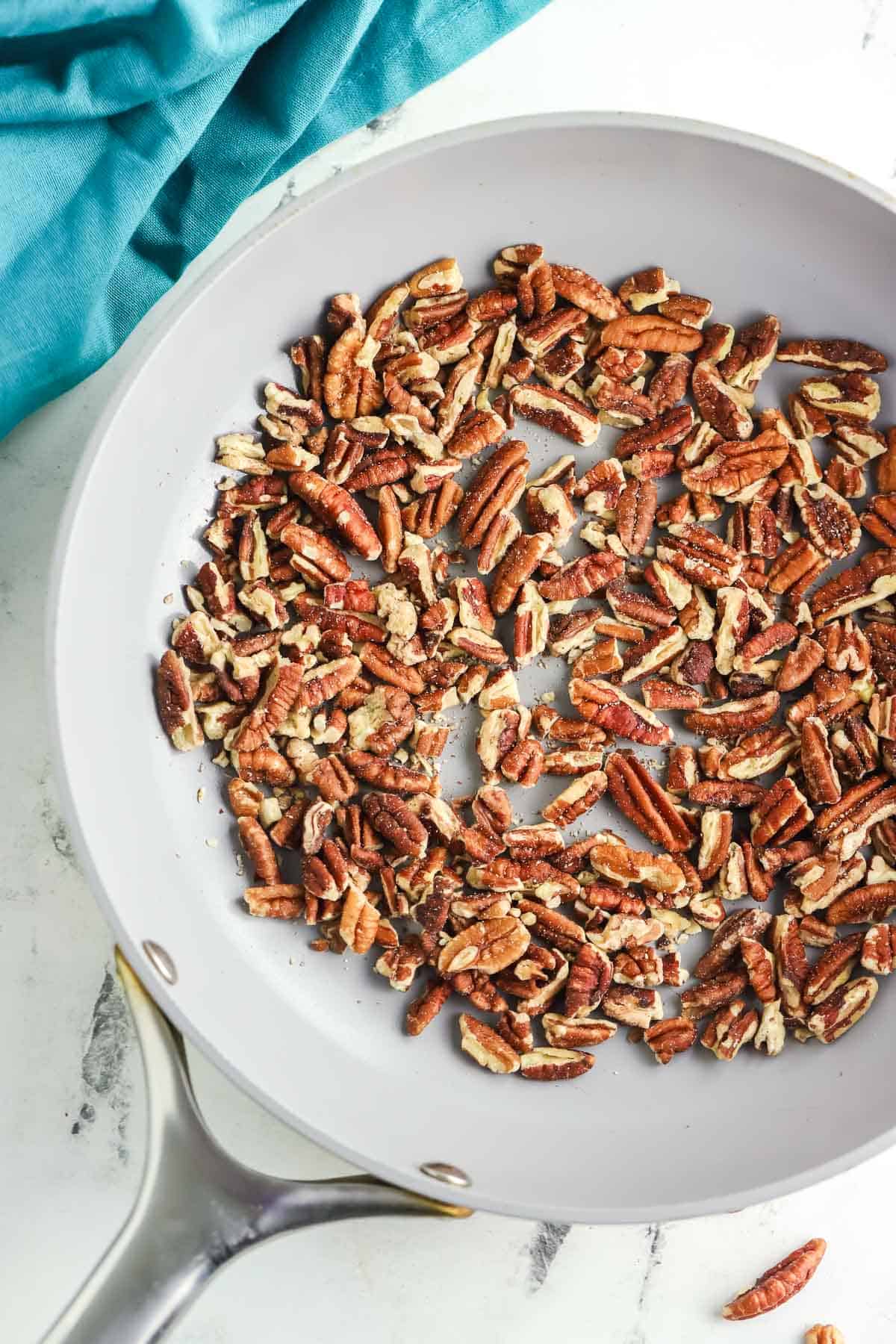 How To Toast Pecans (3 Ways!) - Boston Girl Bakes