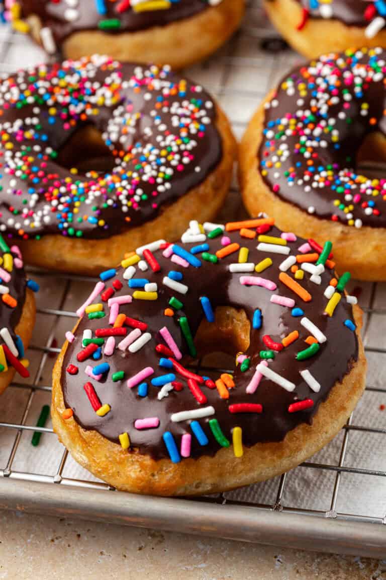 Chocolate Frosted Donuts - Boston Girl Bakes