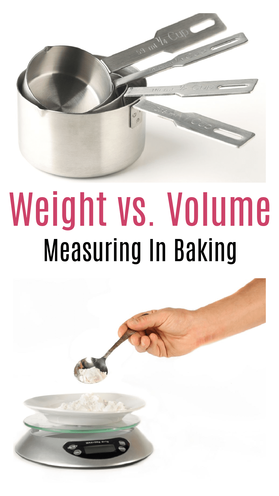 How To Measure Weight Vs. Volume In Baking