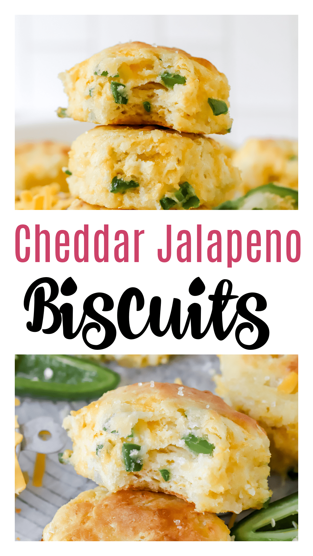 Cheddar Jalapeno Biscuits (Quick and Easy!)