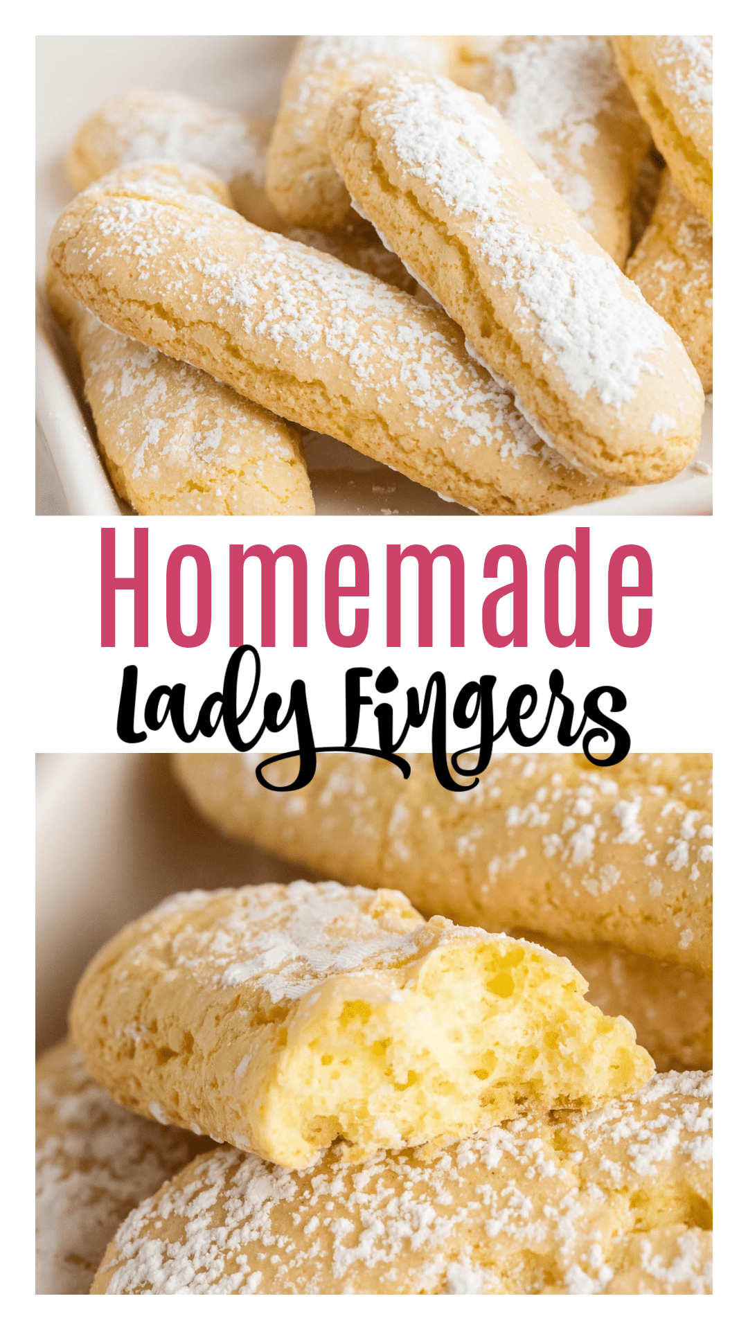 Homemade Lady Fingers Recipe - Boston Girl Bakes