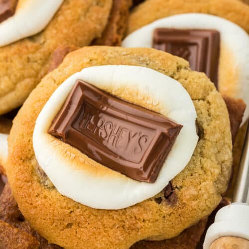 S'mores Chocolate Chip Cookies - Boston Girl Bakes