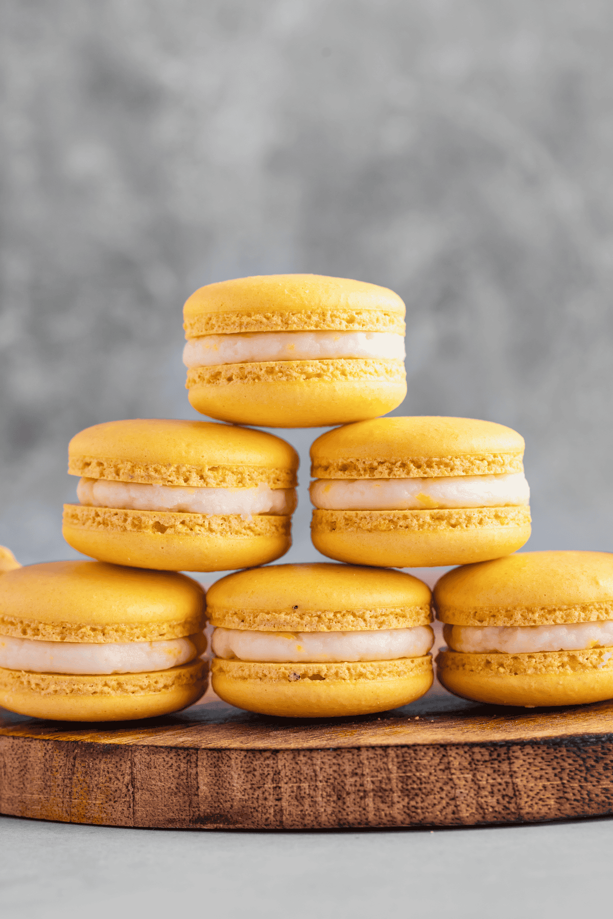 Lemon Macarons (Filled With Lemon Frosting and Lemon Curd!)