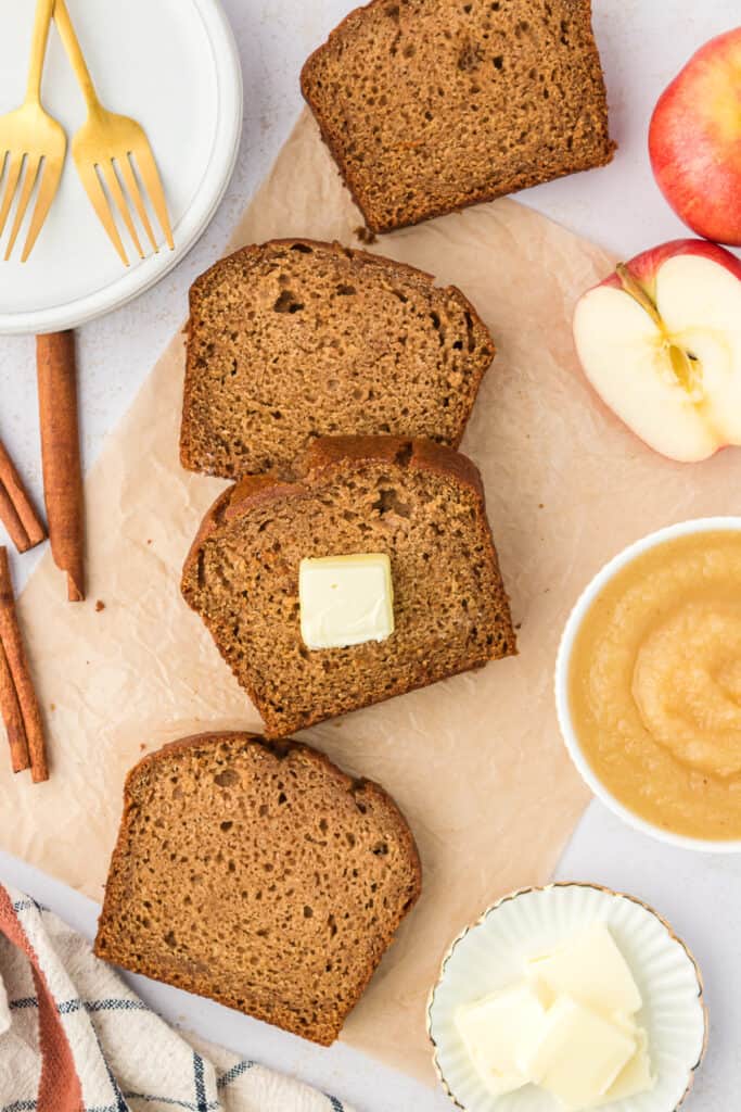 Easy Applesauce Bread Recipe - Boston Girl Bakes