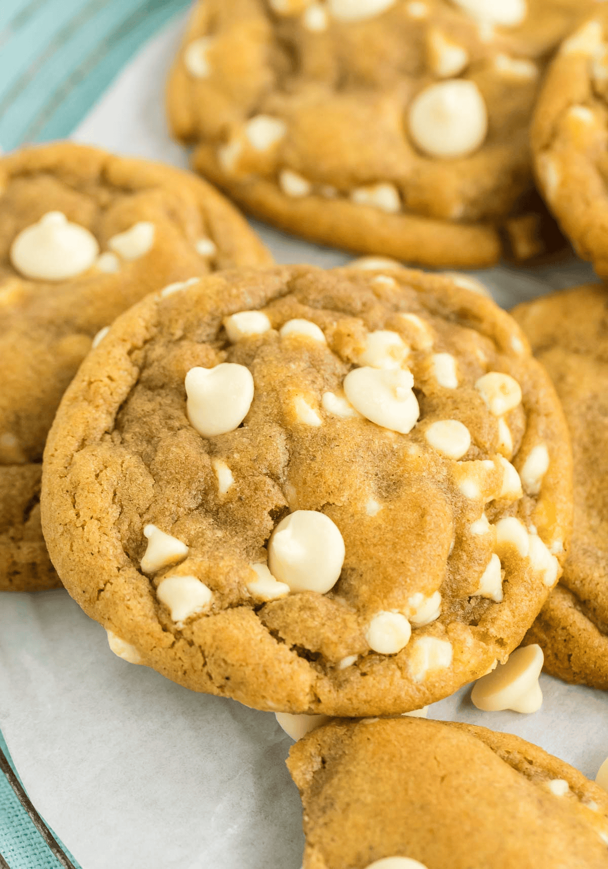 The BEST Biscoff White Chocolate Chip Cookies