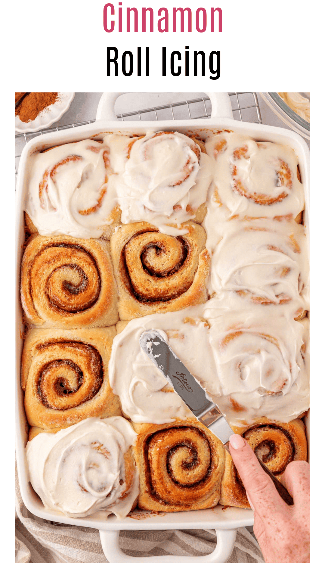 How To Make The Best Cinnamon Roll Icing