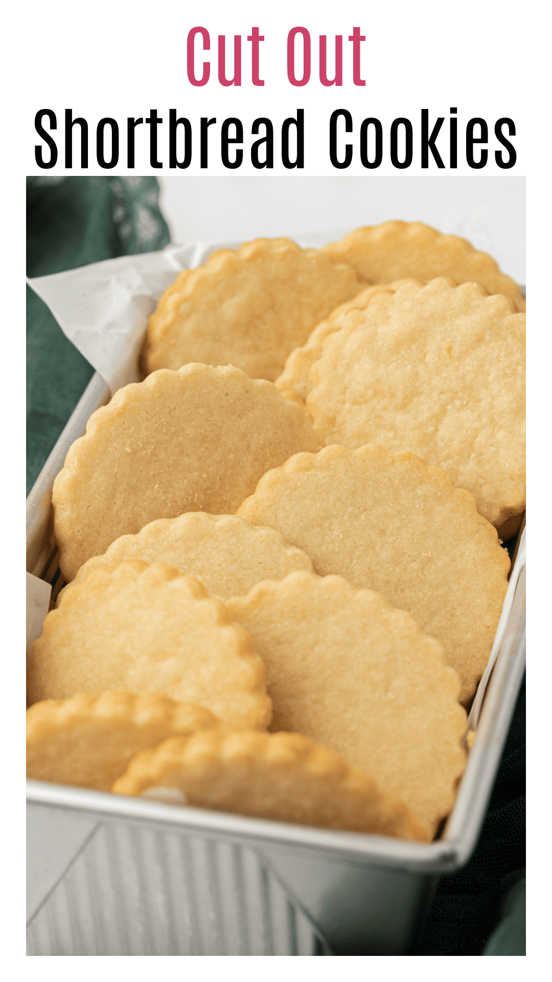 Perfect Cut Out Shortbread Cookies (Easy + Buttery!)
