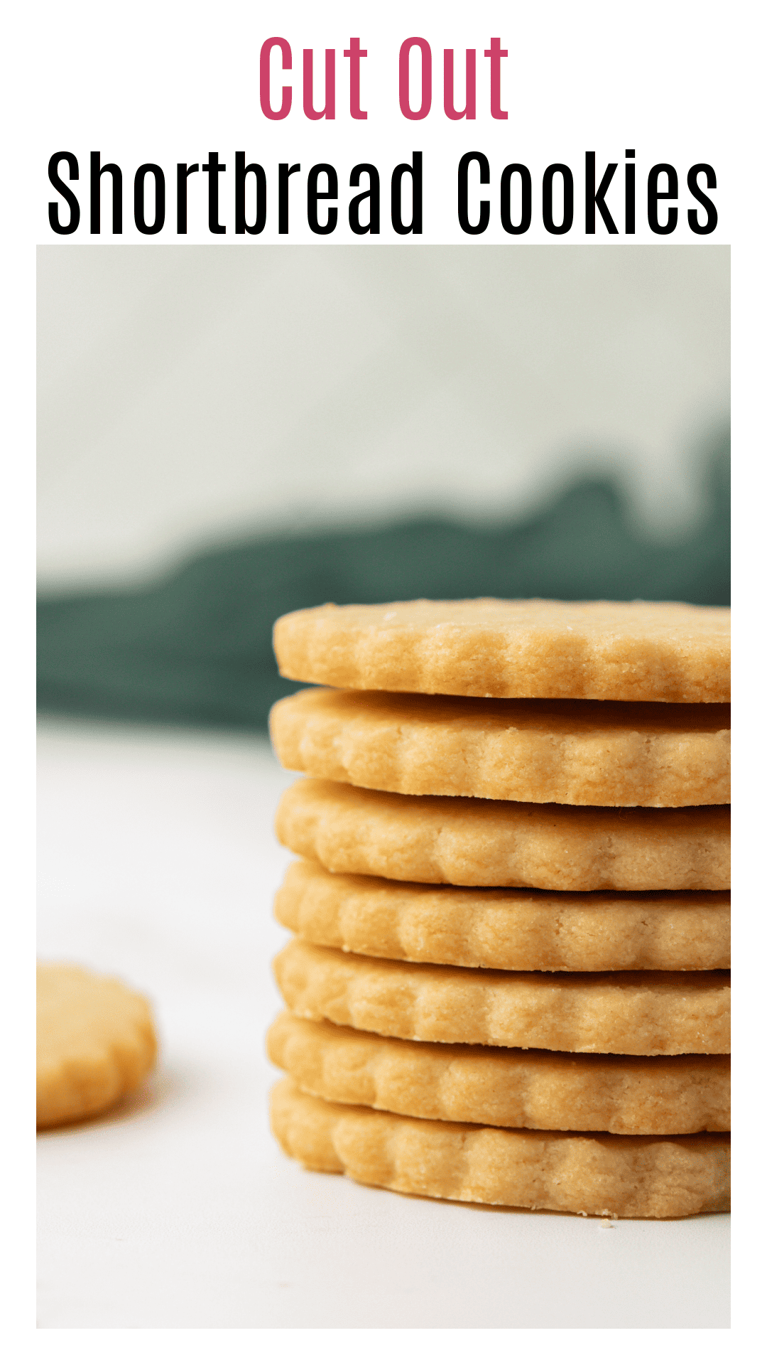 Perfect Cut Out Shortbread Cookies (Easy + Buttery!)