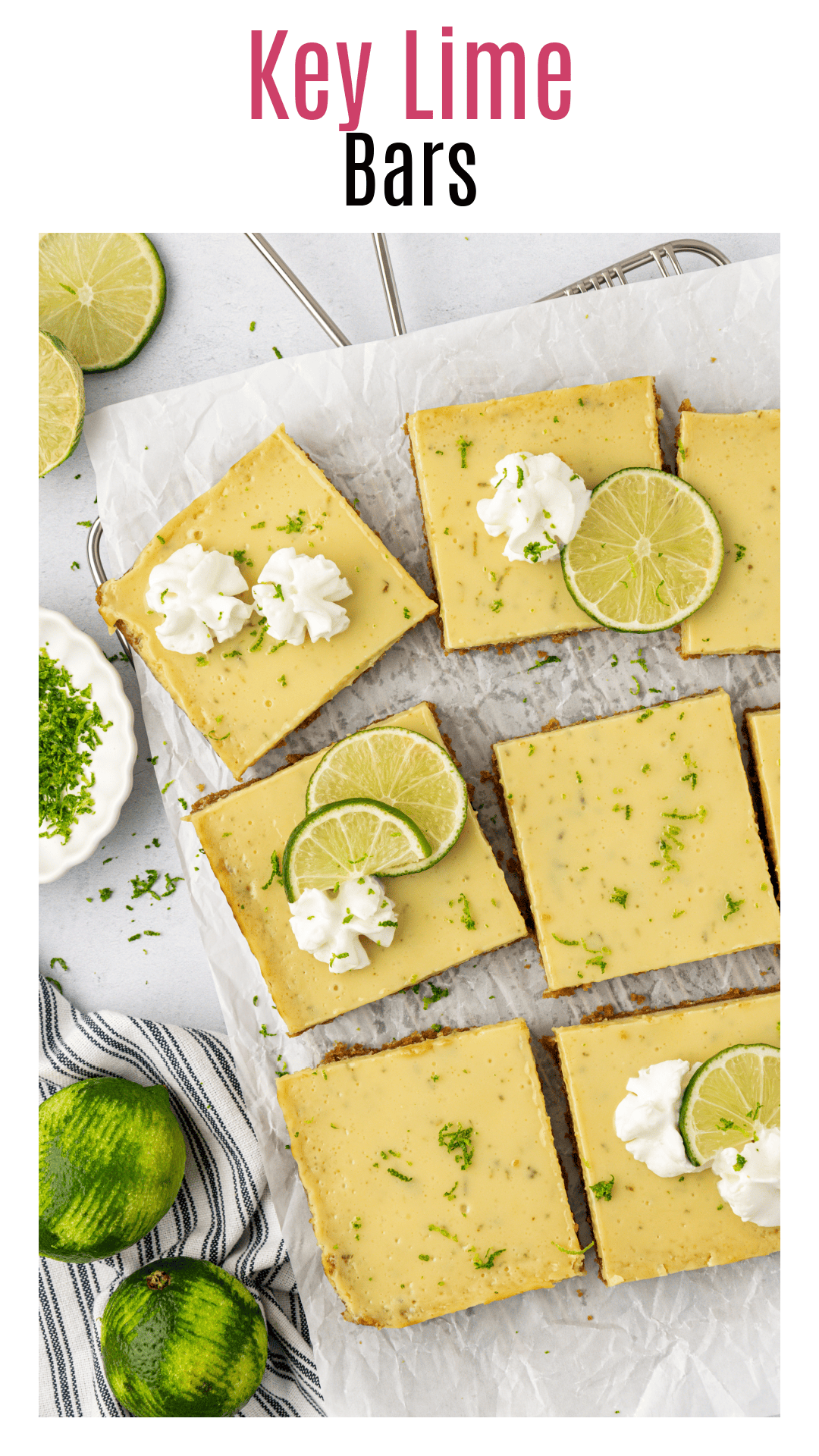 Easy Key Lime Bars Recipe (only 6 ingredients!)