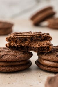 Homemade Fudge Rounds (Copycat Little Debbie Recipe)
