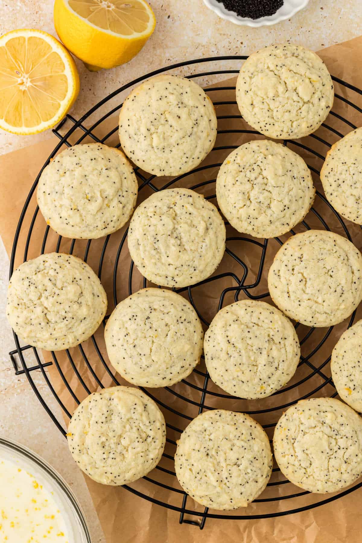 Lemon Poppyseed Cookies Recipe (Soft & Chewy!)