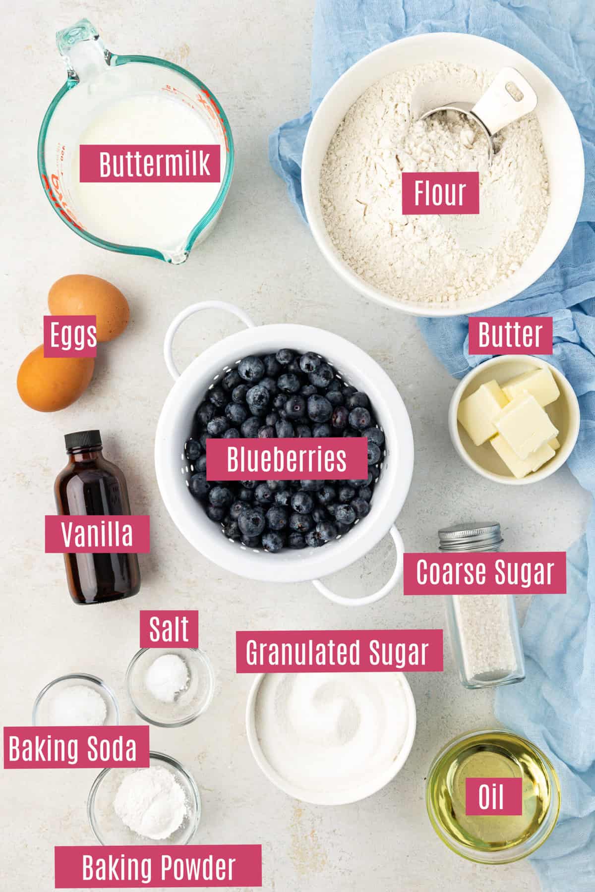 The Best Buttermilk Blueberry Muffins Recipe!