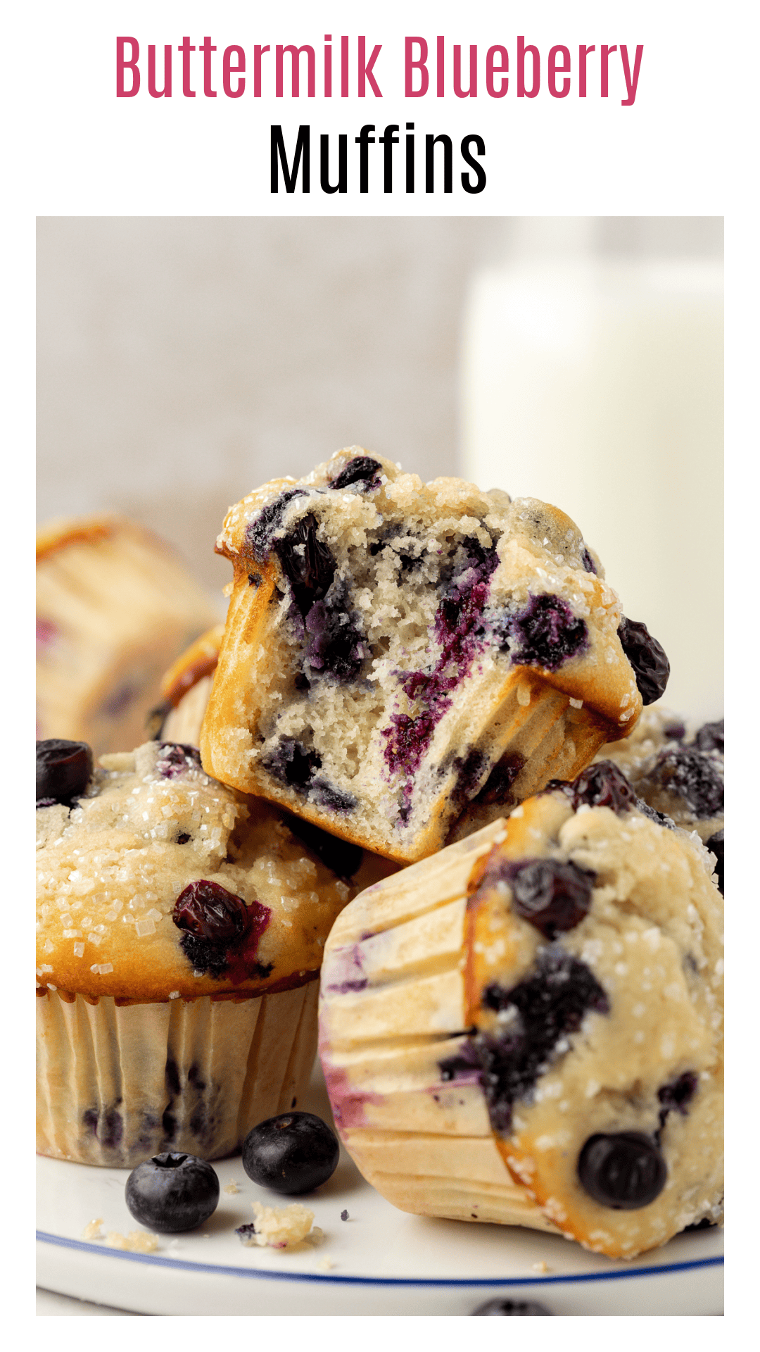 The Best Buttermilk Blueberry Muffins Recipe!