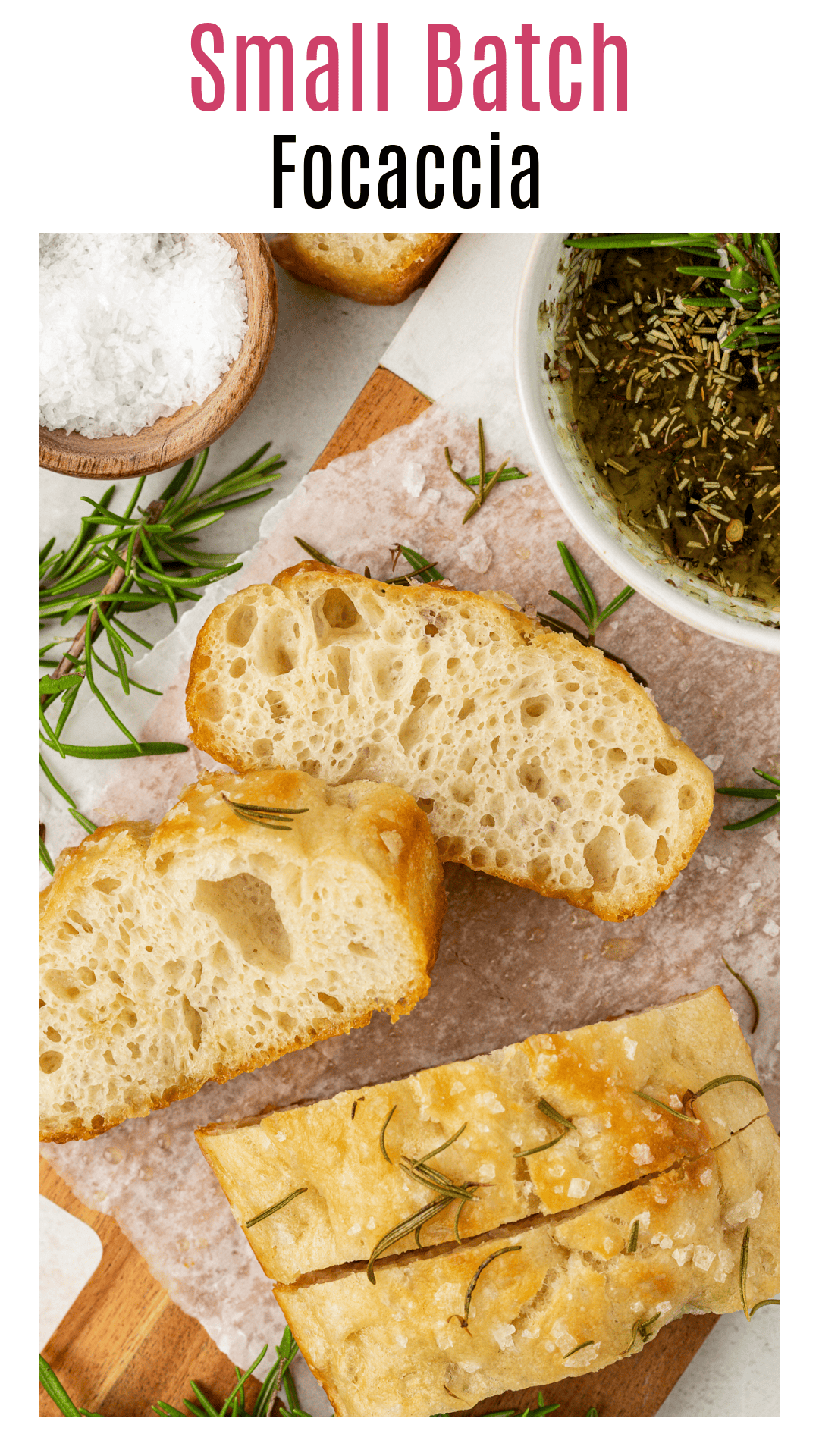 Easy Small Batch Focaccia (No Knead Loaf Pan Recipe!)