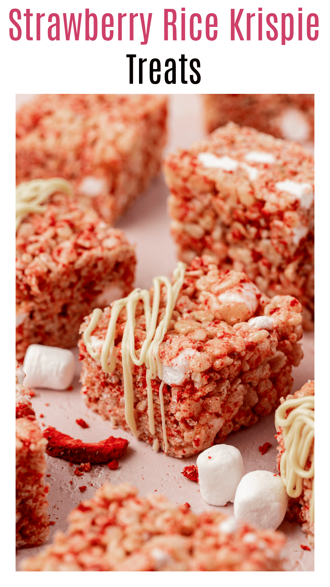 Easy Strawberry Rice Krispie Treats Recipe