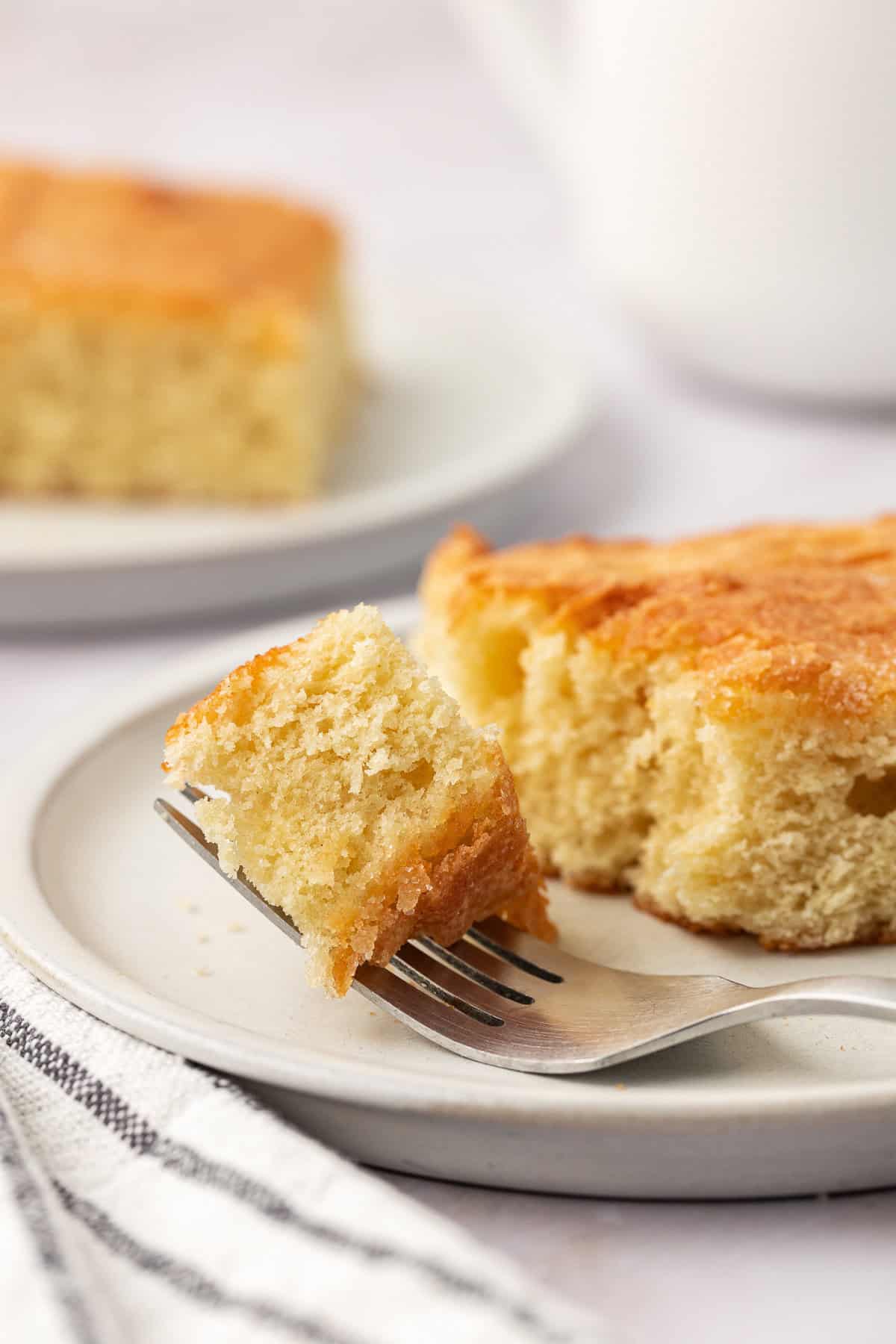 Easy Butter Cake Recipe (Made In A Square Pan!)