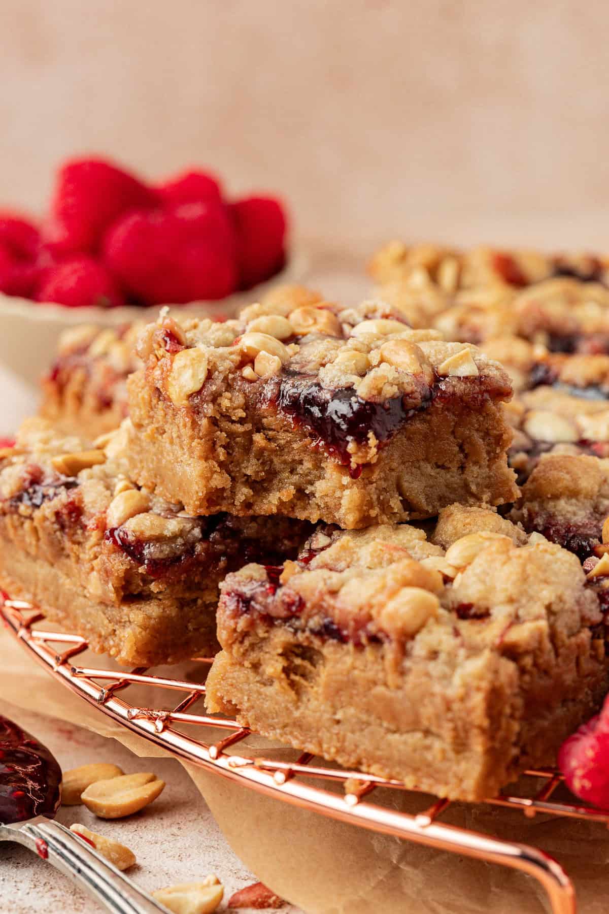 The Best Peanut Butter And Jelly Bars Recipe!
