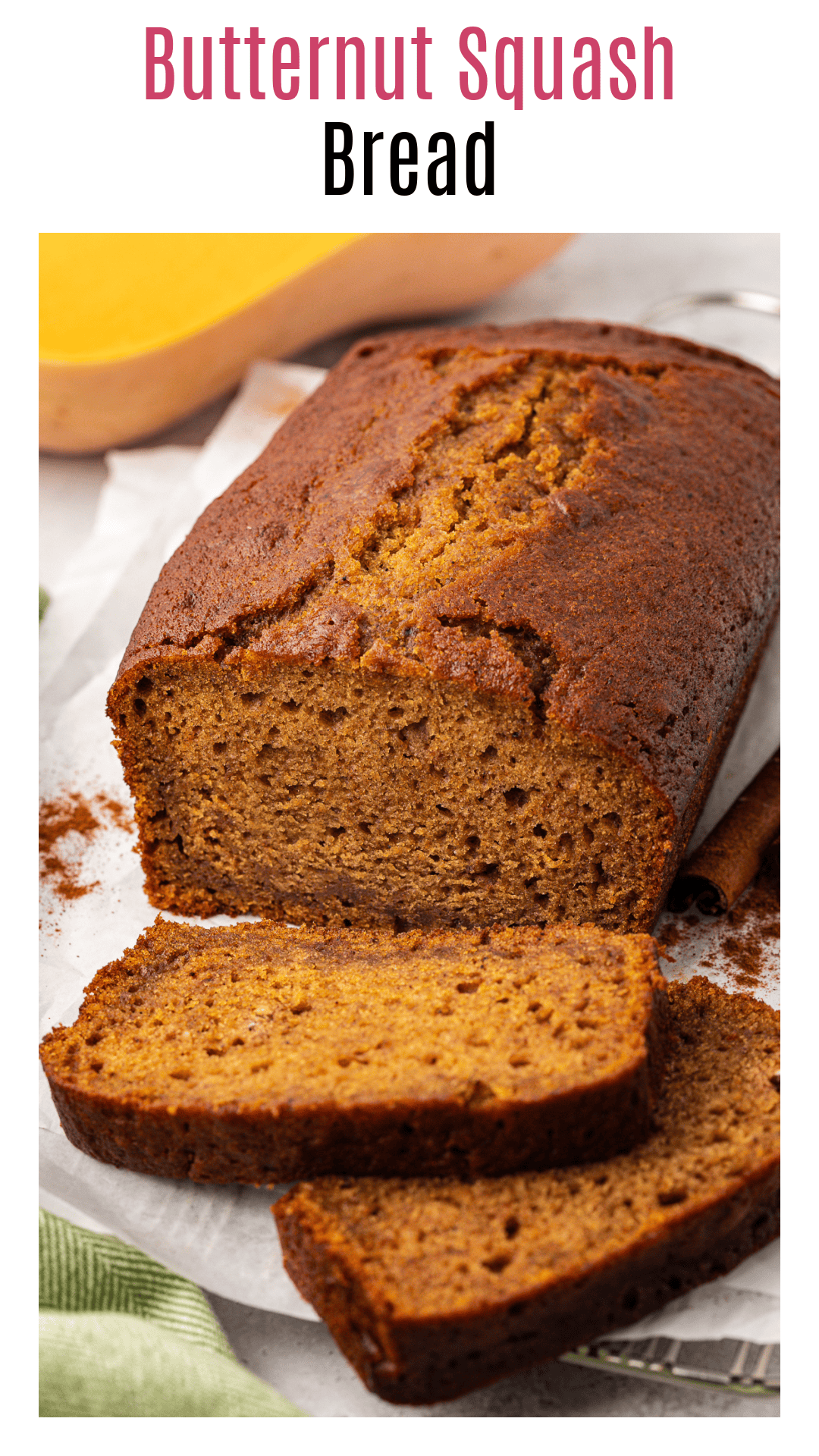 Quick Butternut Squash Bread Recipe (No Mixer!)