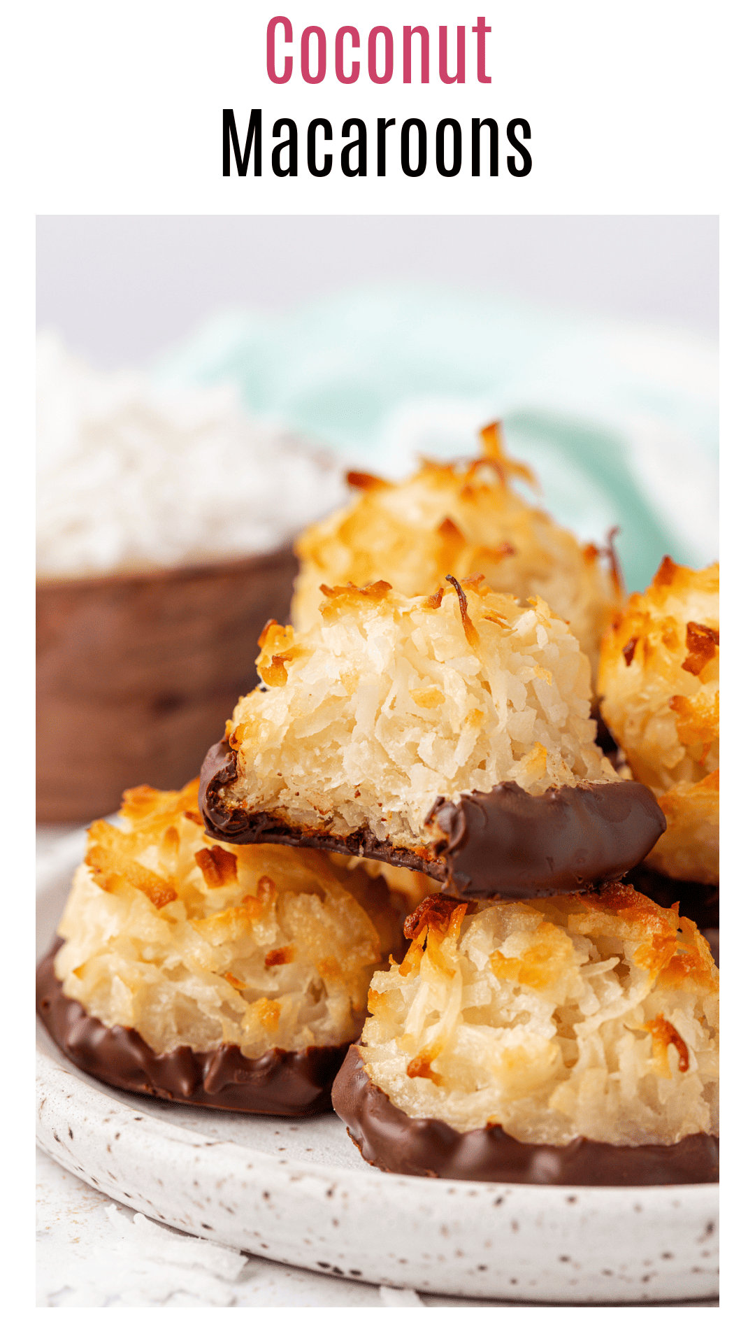 EASY Coconut Macaroons (+ Video!) - Boston Girl Bakes