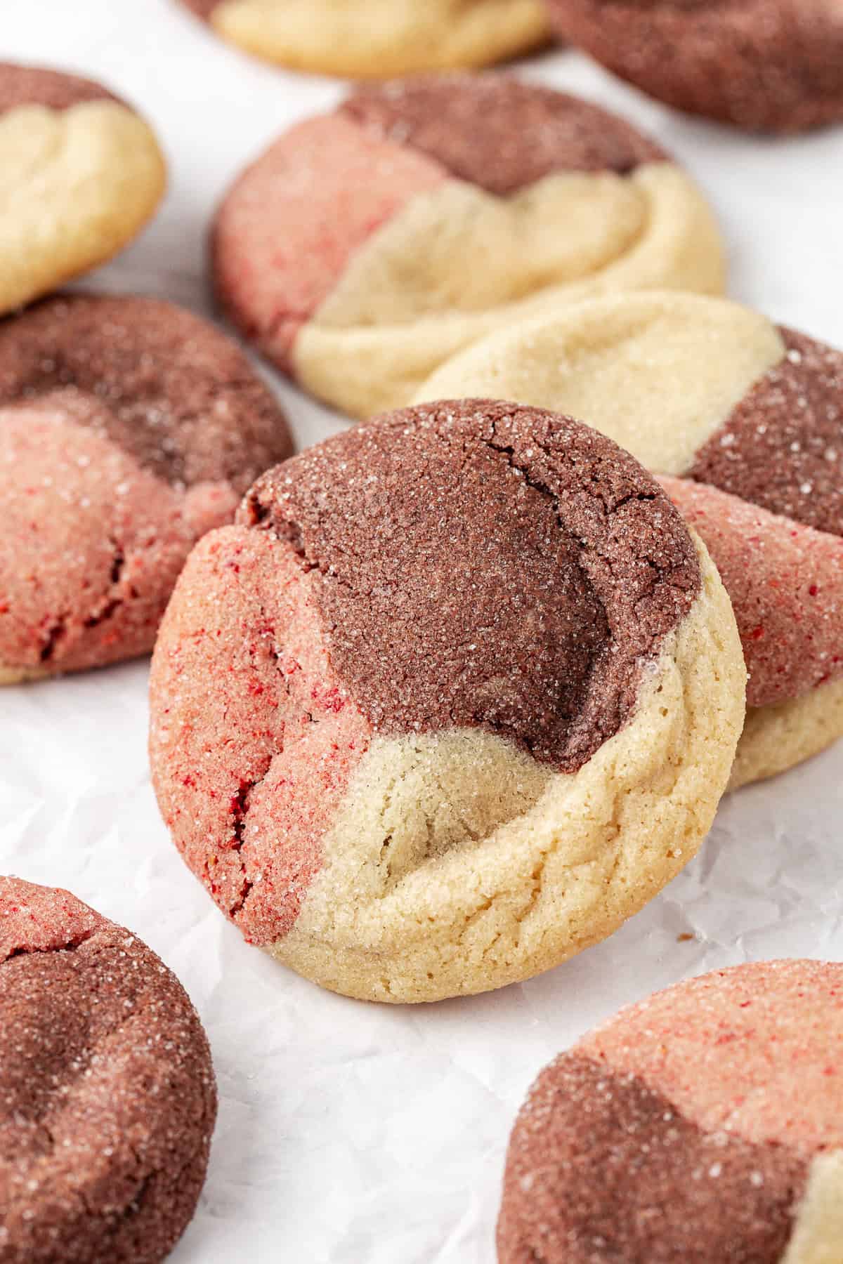 Neapolitan Cookies (Made From One Cookie Dough!)