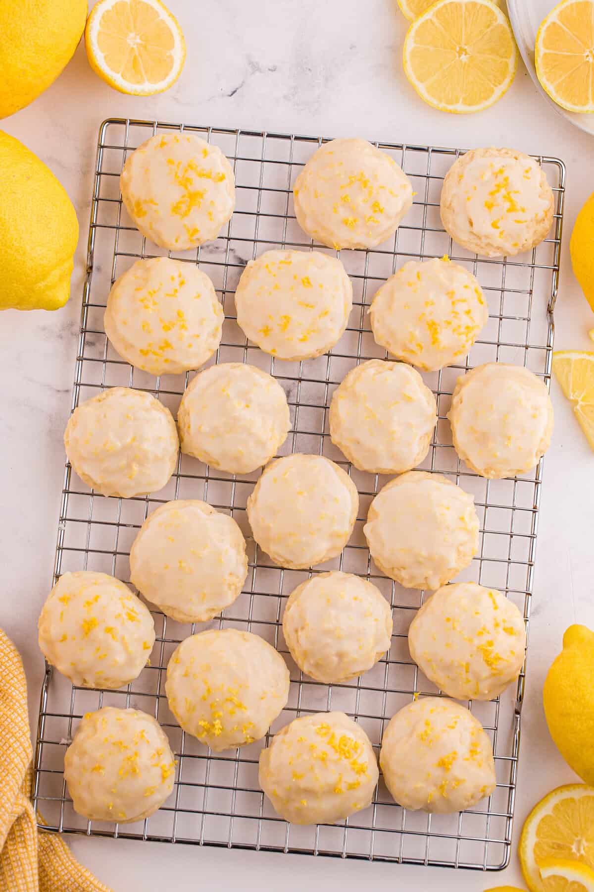 Lemon Ricotta Cookies Recipe (with lemon glaze)