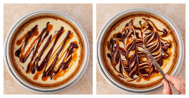 Homemade Caramel Turtle Cheesecake Recipe