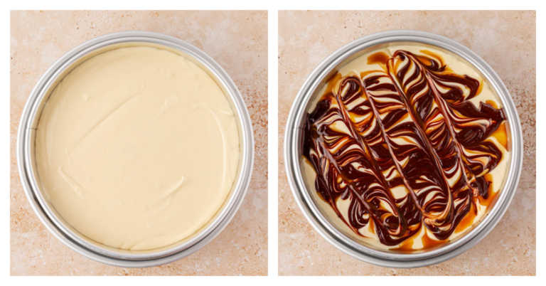 Homemade Caramel Turtle Cheesecake Recipe