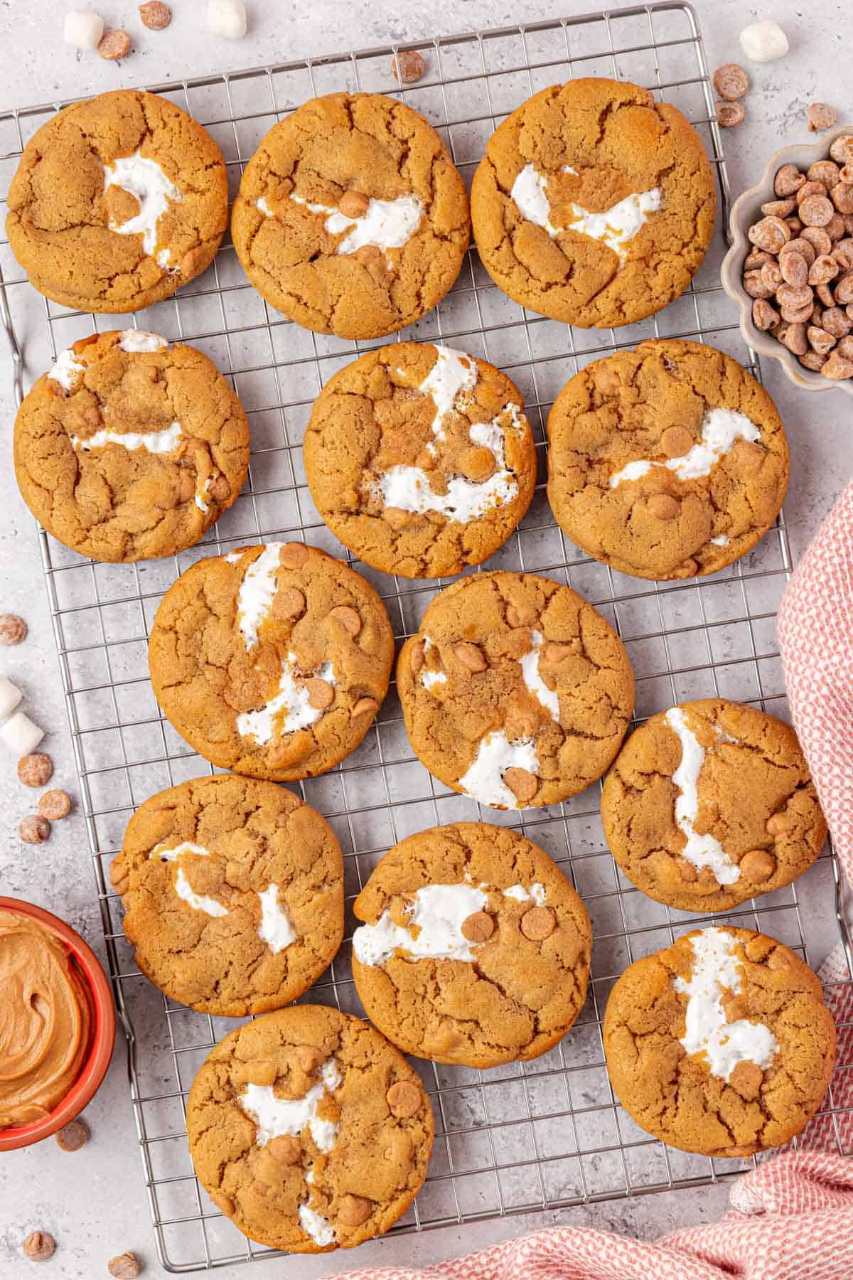 Fluffernutter Cookies - Boston Girl Bakes