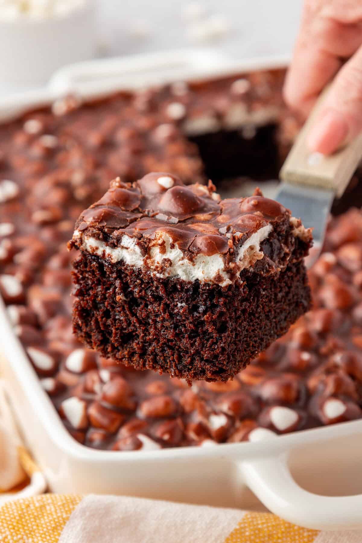 Mississippi Mud Cake (No Electric Mixer Needed!)