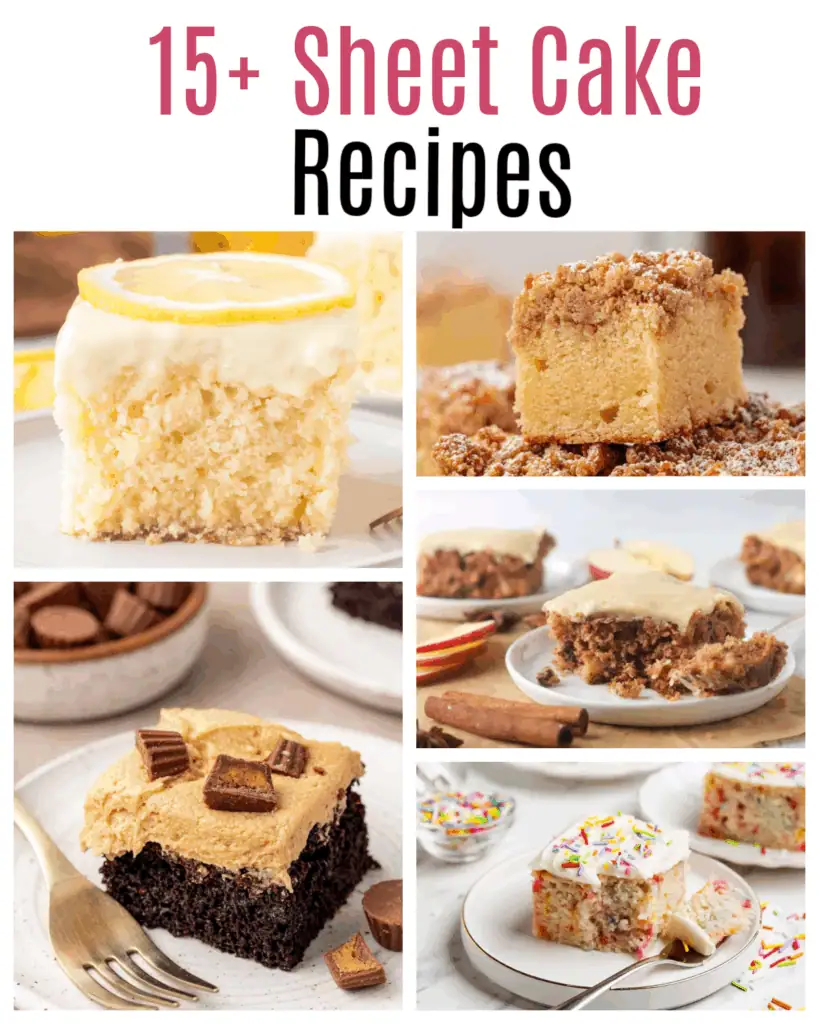15+ Easy Sheet Cake Recipes (9x13 Desserts for Any Occasion)